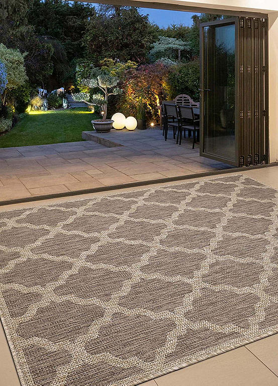 The Homemaker Rugs Collection Gel Backed Trellis Rug | Kaleidoscope