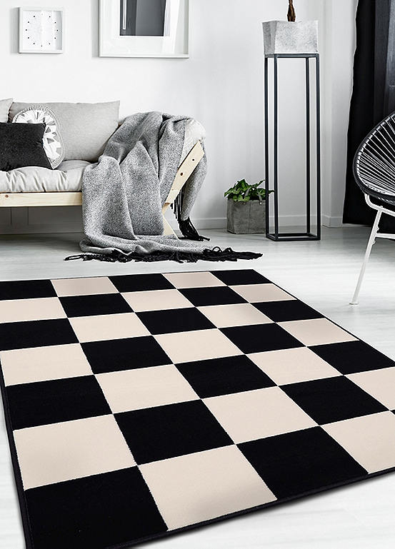 The Homemaker Rugs Collection Maestro Checkerboard Rug | Kaleidoscope
