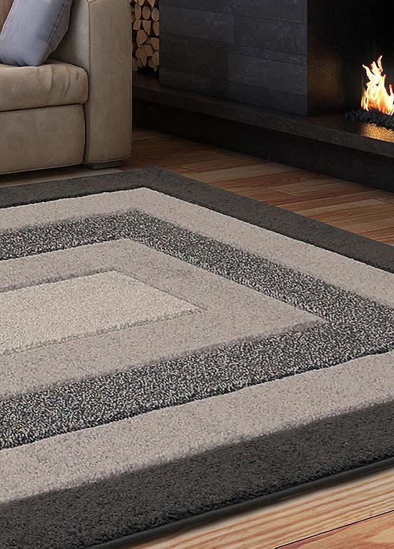 The Homemaker Rugs Collection Sara Border Rug | Kaleidoscope