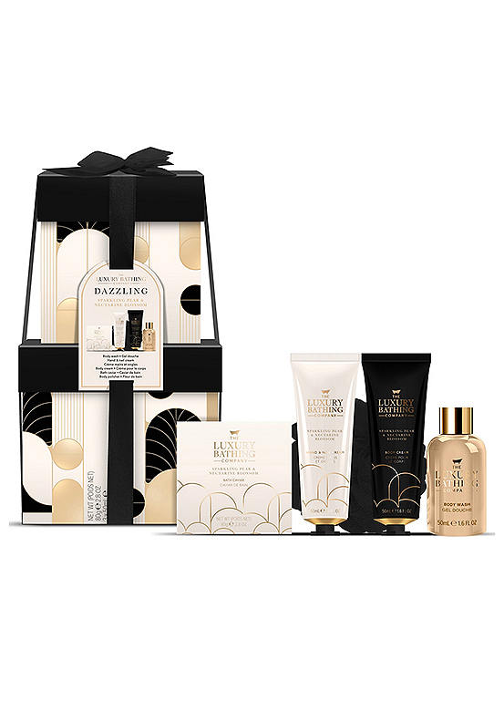 The Luxury Bathing Company Sparkling Pear & Nectarine Blossom Stacked ...