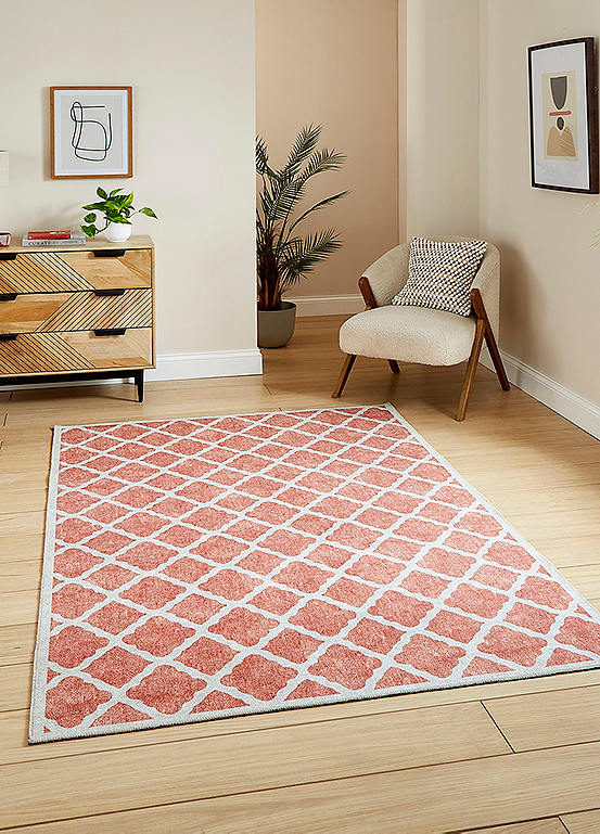 Think Rugs Coral Modern Rug | Kaleidoscope
