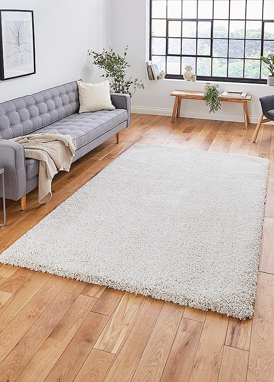 Think Rugs Sierra Stain Resistant Shaggy Rug | Kaleidoscope