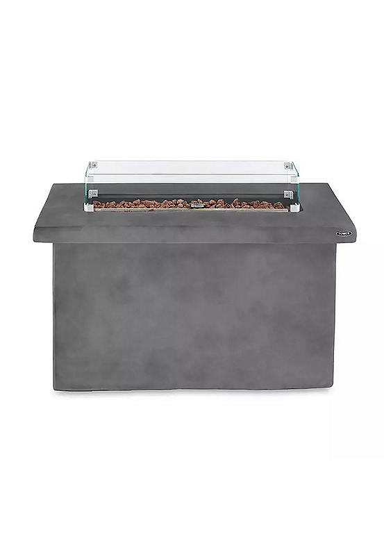 Tower Magna Large Rectangular Gas Fire Pit | Kaleidoscope