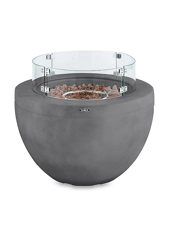 Tower Magna Round Gas Fire Pit | Kaleidoscope