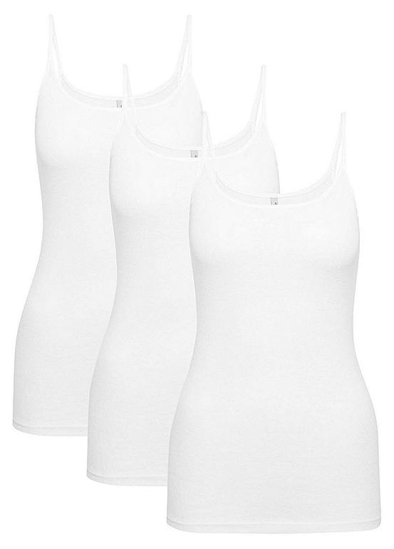 Triumph Pack of 3 Spaghetti Tank Tops | Kaleidoscope