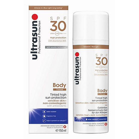 Ultrasun SPF30 Body Tinted Sun Protection 150ml | Kaleidoscope