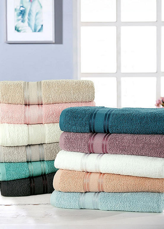 Vantona Home Plain Dye Towels | Kaleidoscope