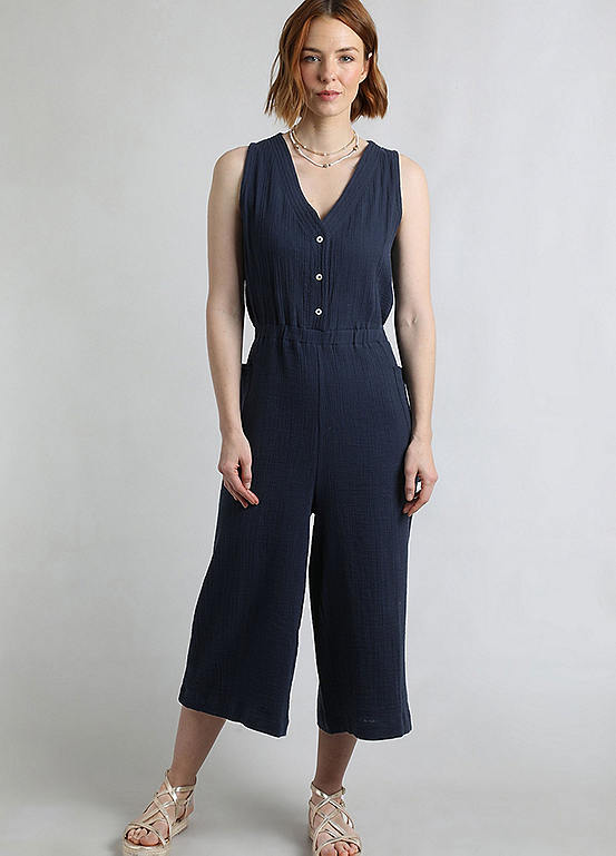 Weird Fish Alani Double Cloth Jumpsuit | Kaleidoscope