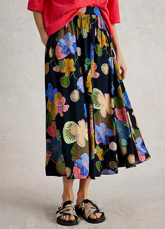White Stuff Abigail Midi Skirt | Kaleidoscope