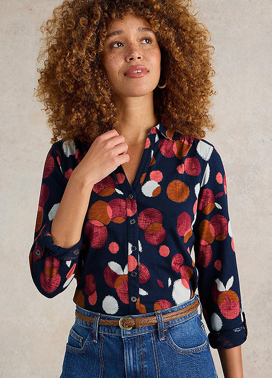 White Stuff Annie Jersey Shirt | Kaleidoscope