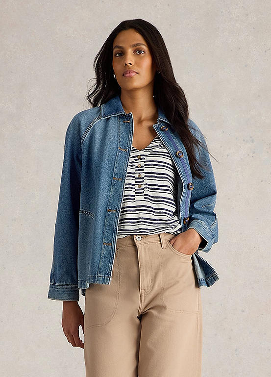 White Stuff Eden Denim Jacket | Kaleidoscope