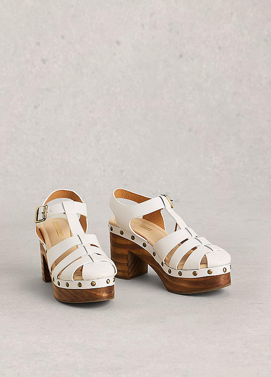 White Stuff Phoebe Fisherman Clogs | Kaleidoscope