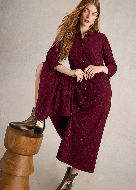 White Stuff Rua Sparkle Jersey Dress | Kaleidoscope