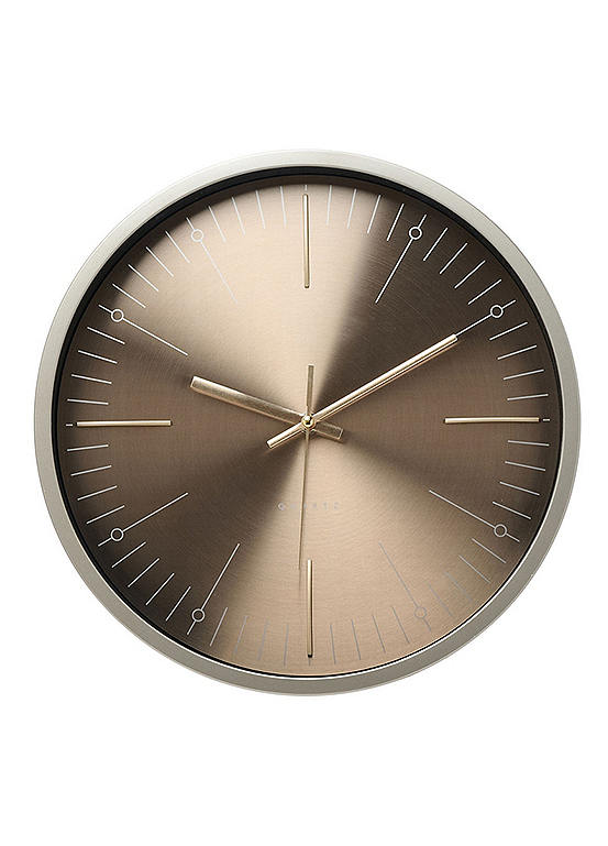 William Widdop Interval Bronze Wall Clock by Widdop & Co | Kaleidoscope