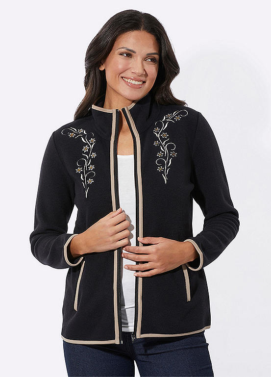 Witt Floral Embroidered Jacket | Kaleidoscope
