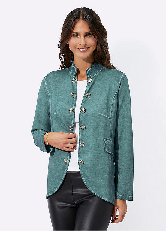 Witt High Collar Military Jacket | Kaleidoscope