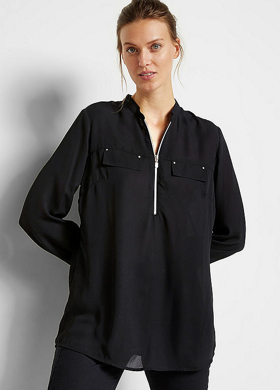 Witt Long Zip Blouse | Kaleidoscope