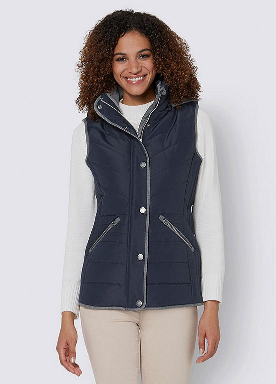 Witt Quilted Hooded Gilet | Kaleidoscope