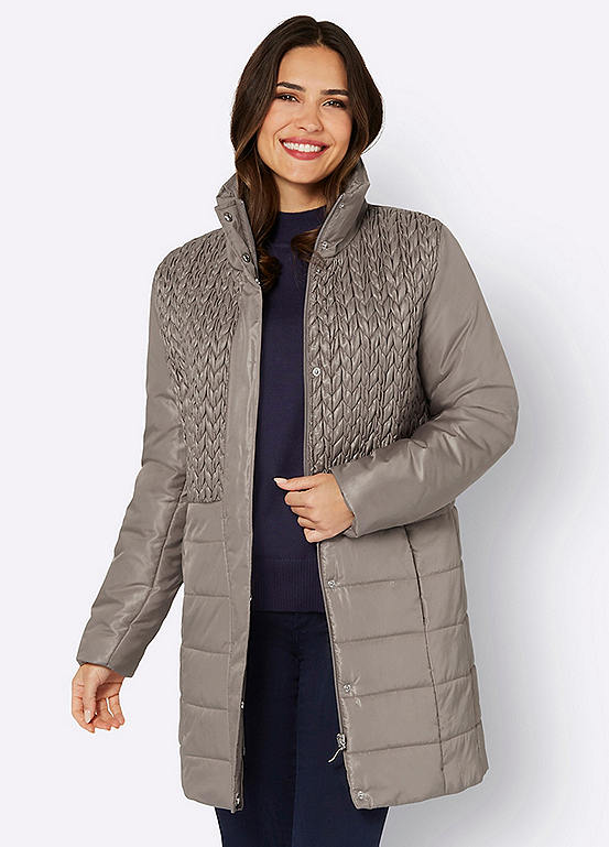 Witt Quilted Long Jacket | Kaleidoscope