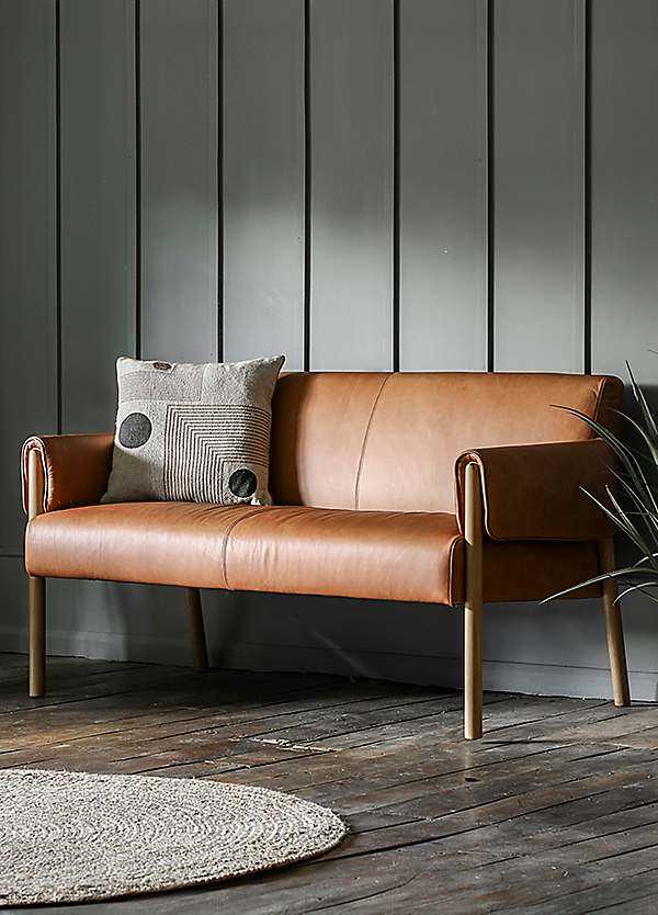 Chic Living Stratford Leather 2 Seater Sofa