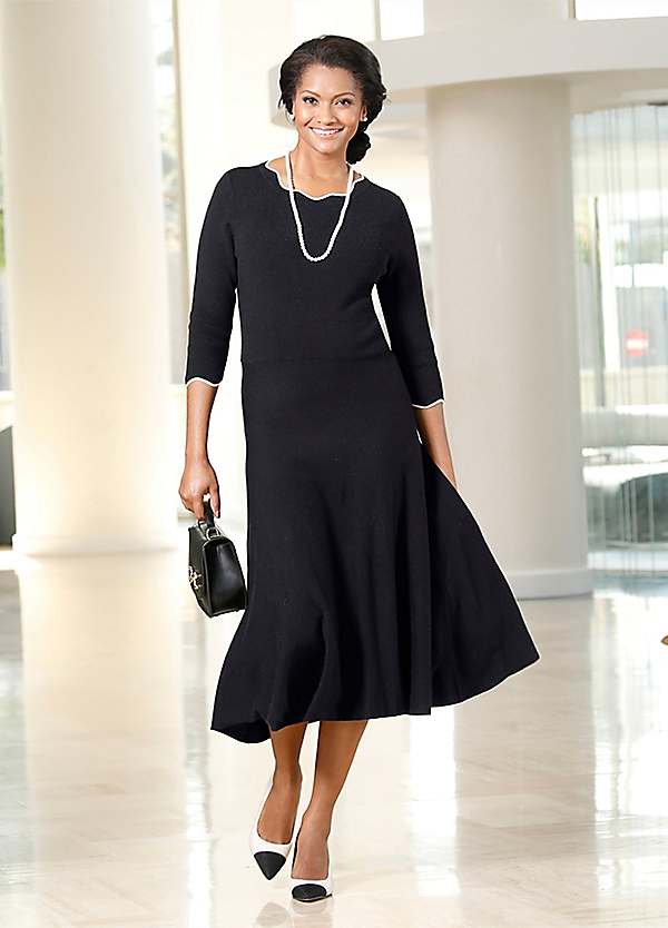 Knitted maxi dress store