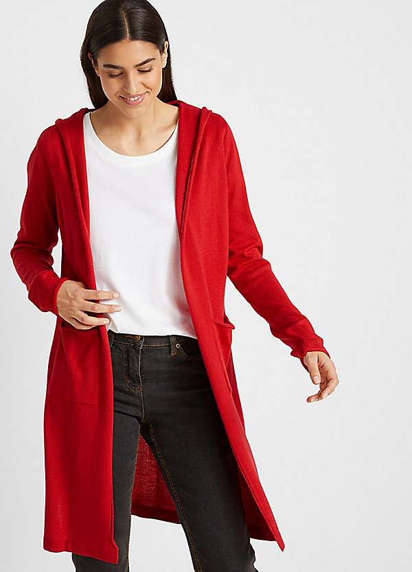 Hooded cardigan store