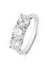 2ct Diamond Trilogy Ring G VS+ Lab Grown | Kaleidoscope