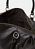 Accessorize Black Double Zip Front Shoulder Bag | Kaleidoscope