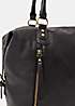 Accessorize Black Double Zip Front Shoulder Bag | Kaleidoscope