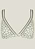 Accessorize Daisy Print Triangle Bikini Top | Kaleidoscope