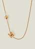 Accessorize Heart Initial Necklace - Gold | Kaleidoscope