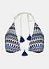 Accessorize Zig-Zag Stitch Triangle Bikini Top | Kaleidoscope