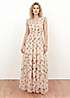 Anaya With Love Polka Dot Flutter Sleeve Ruffle Maxi Dress | Kaleidoscope