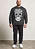BadRhino Skull & Snake Graphic Sweatshirt | Kaleidoscope