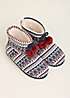 Brakeburn Nordic ’Bring Me Chocolate’ Slipper Boots | Kaleidoscope