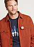 Brakeburn Rust Overshirt Jacket | Kaleidoscope
