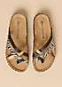 Brakeburn Zebra Multi Strap Sandals | Kaleidoscope