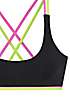 Buffalo Pop Crossed Strap Bikini Top | Kaleidoscope