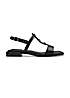 Clarks Ariany Sling Black Leather Sandals | Kaleidoscope