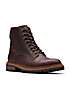 Clarks Men’s Brown Scotch Grain Clarkridge Hi Boots | Kaleidoscope