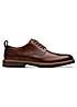 Clarks Men’s Mid Tan Leather Aldwin Limit Shoes | Kaleidoscope