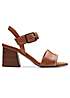Clarks Tan Leather Siara65 Buckle Sandals | Kaleidoscope