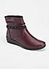 Cotton Traders Damson Flexisole Snake Trim Boots | Kaleidoscope