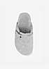 Cotton Traders Grey Clog Slippers | Kaleidoscope