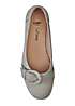 Cotton Traders Light Grey Soft Step Buckle Shoes | Kaleidoscope