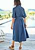 Cotton Traders Lyocell Midi Shirt Dress | Kaleidoscope