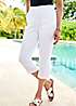 Cotton Traders Perfect Stretch Cropped Trousers | Kaleidoscope