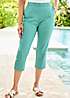 Cotton Traders Perfect Stretch Cropped Trousers | Kaleidoscope