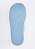 Cotton Traders Powder Blue Animal Mule Slippers | Kaleidoscope