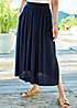 Cotton Traders Pull-On Crinkle Maxi Skirt | Kaleidoscope